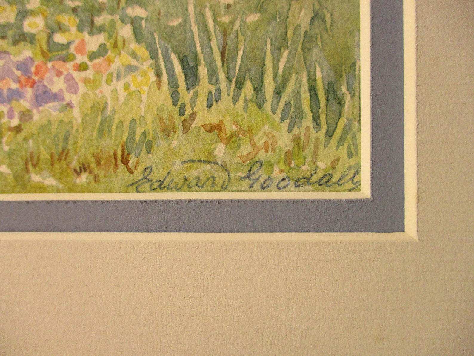 Edward Goodall Lithograph Print alpine Meadows 11 1/2 X 10 1/4 in Matt ...