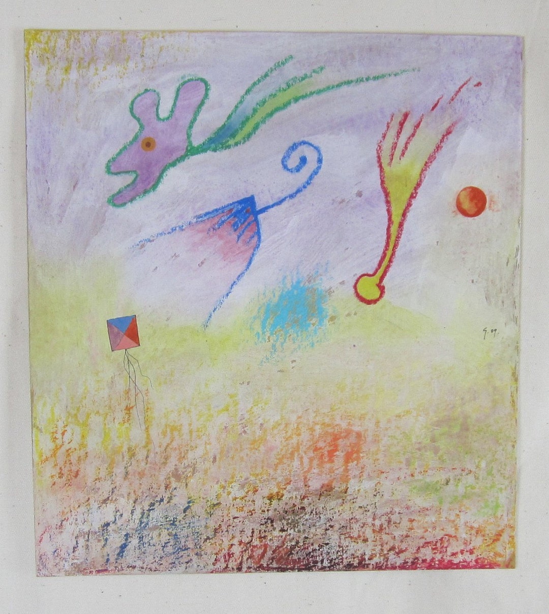 Roy Henry Alexander Gover Original Painting "untitiled", Circa April ...