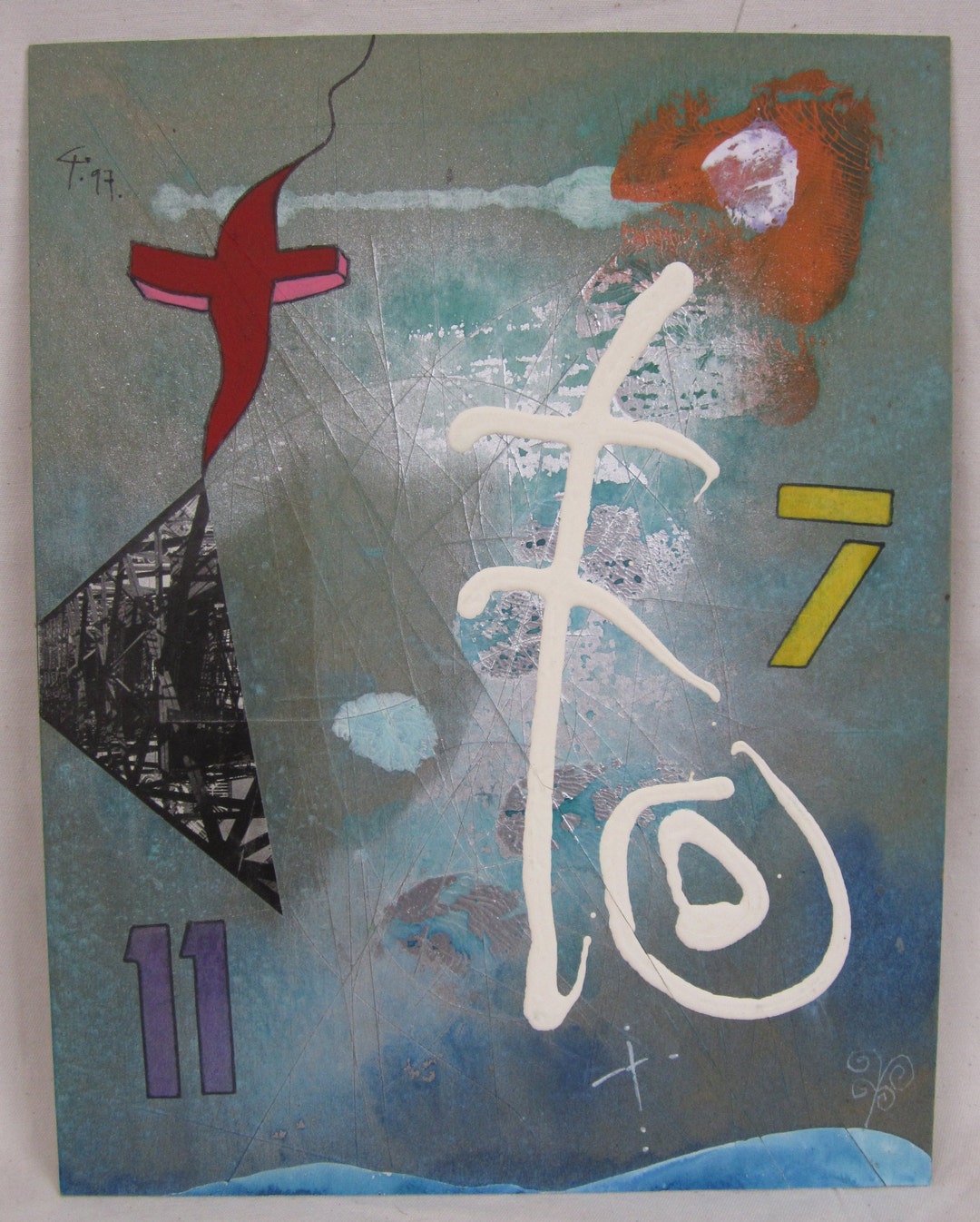 Roy Henry Alexander Gover Original Painting "seven Eleven" Nov 1997 ...