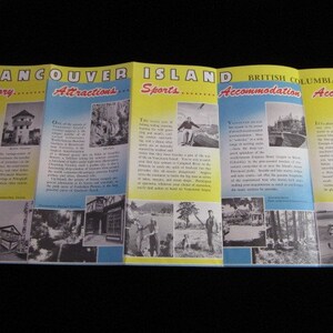 Vancouver Island British Columbia, Canada Travel Brochure - Etsy