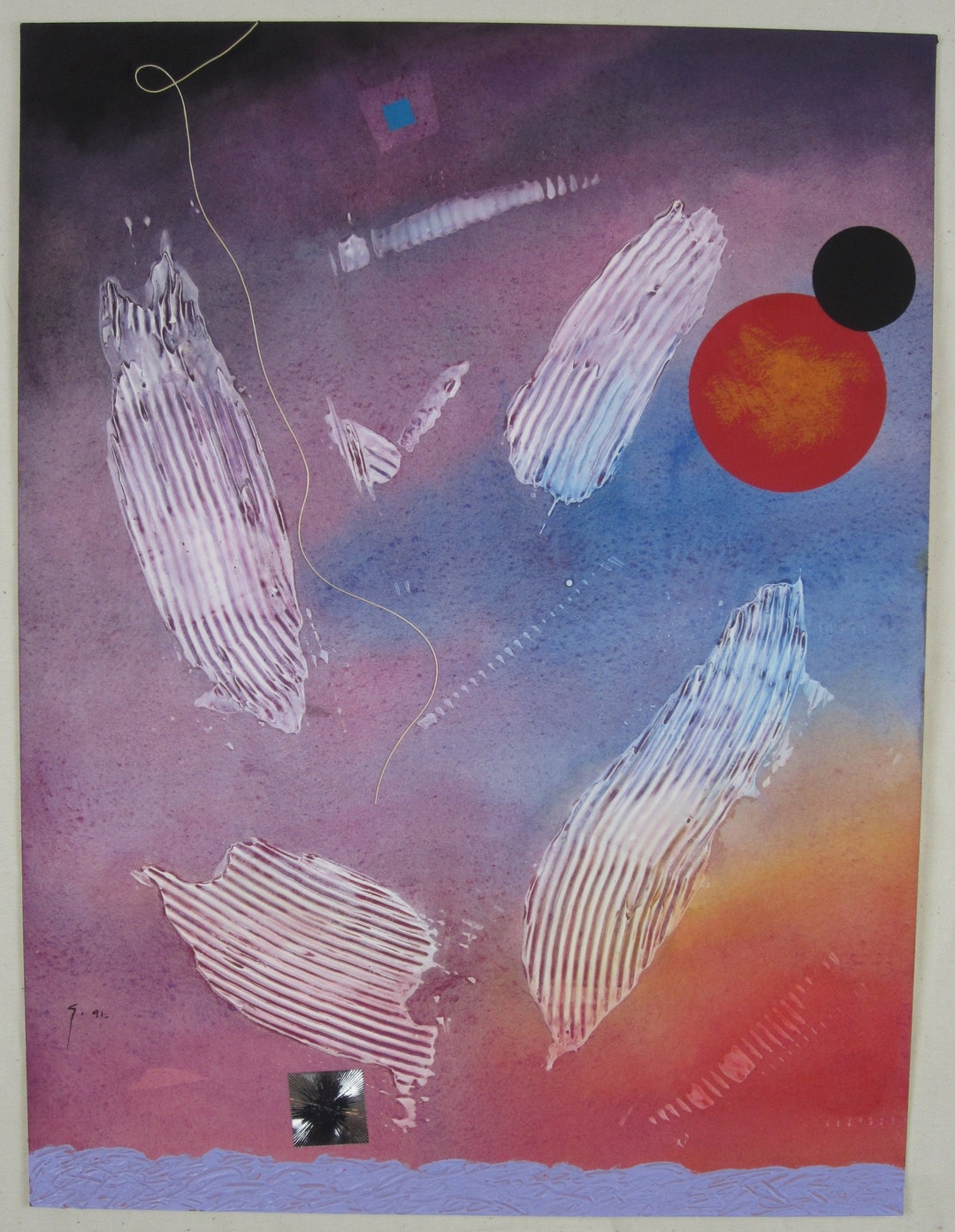 Roy Henry Alexander Gover Original Painting "fragments From Eternity ...