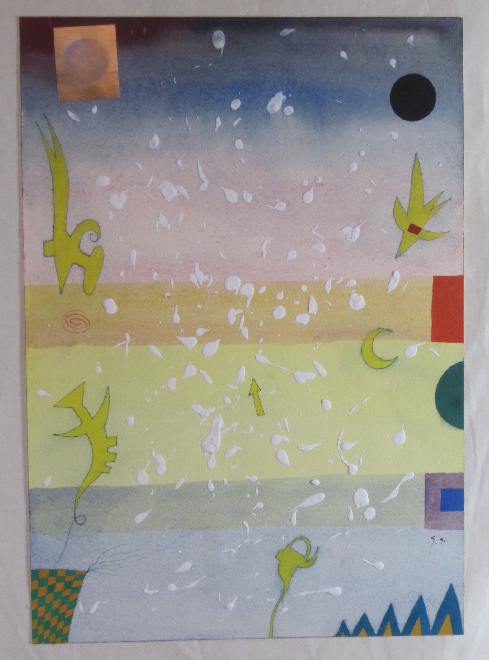 Roy Henry Alexander Gover Original Painting the Other Place, Circa ...