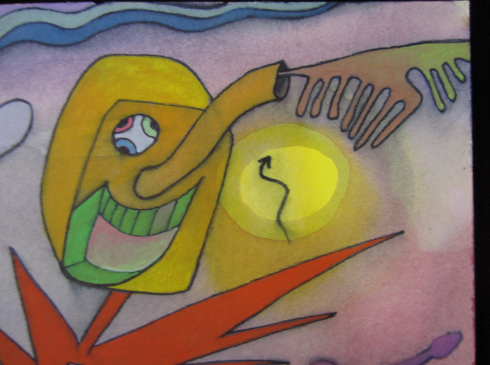 Roy Henry Gover Original Painting "the Guitar Player" Watercolor on 7 ...