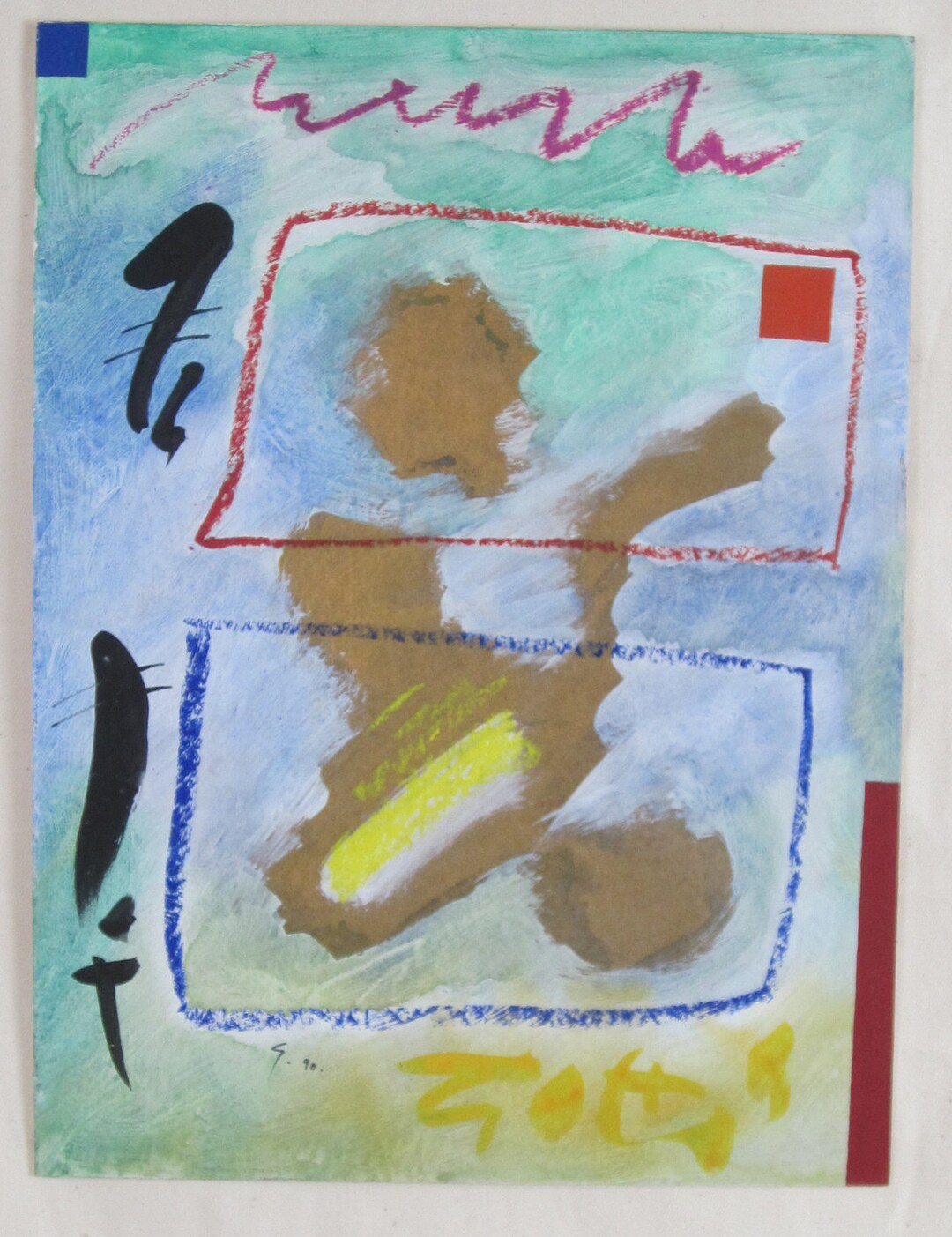 Roy Henry Alexander Gover Original Painting "chinese Love Songs" Circa ...