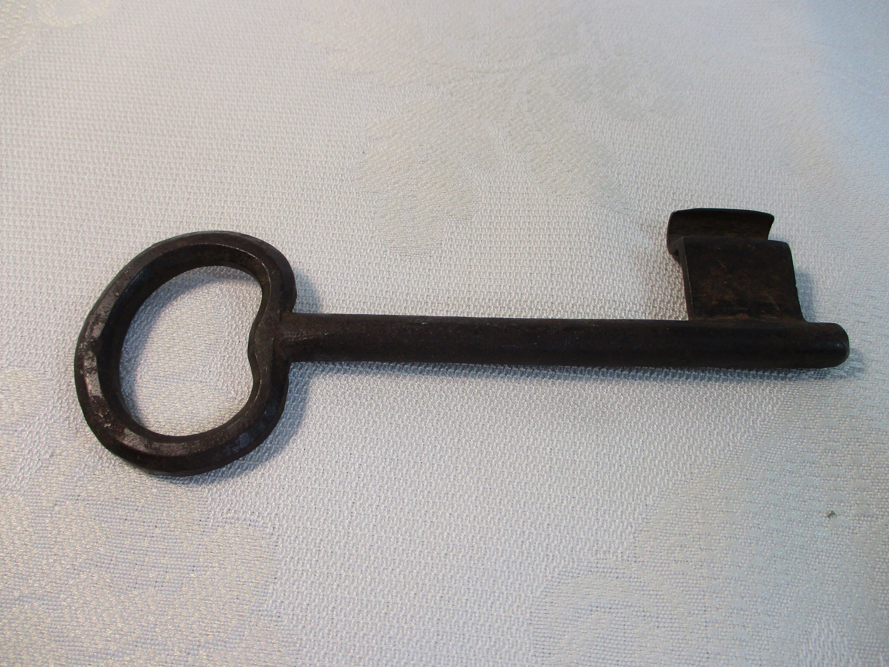 Antique Large Hand Forged Wrought Iron Gate Key Prison Key - Etsy