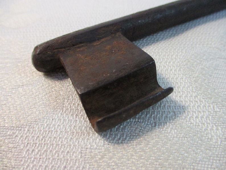 Antique Large Hand Forged Wrought Iron Gate Key Prison Key - Etsy
