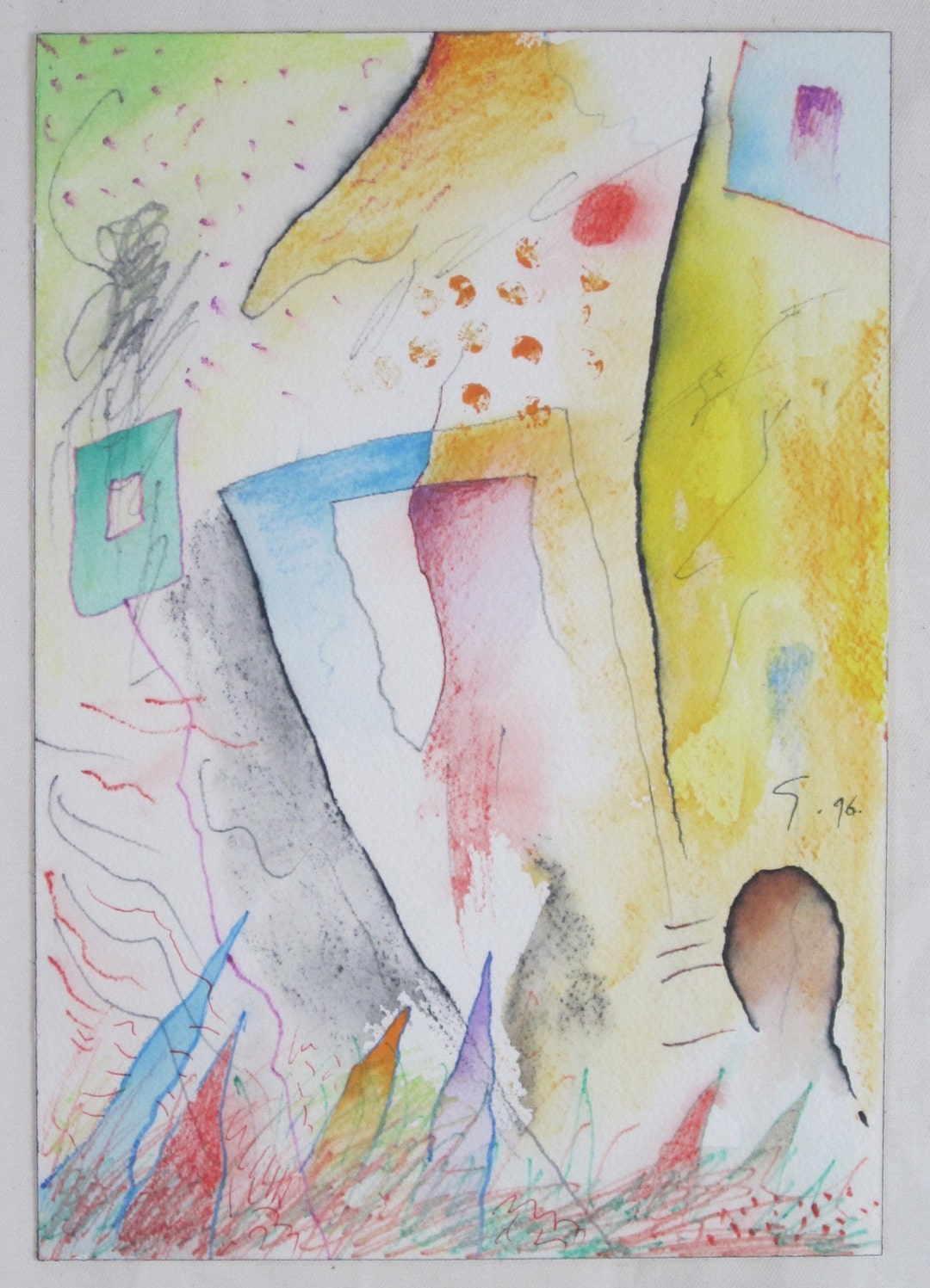 Roy Henry Alexander Gover Original Painting "march " Circa Spring 1996 ...