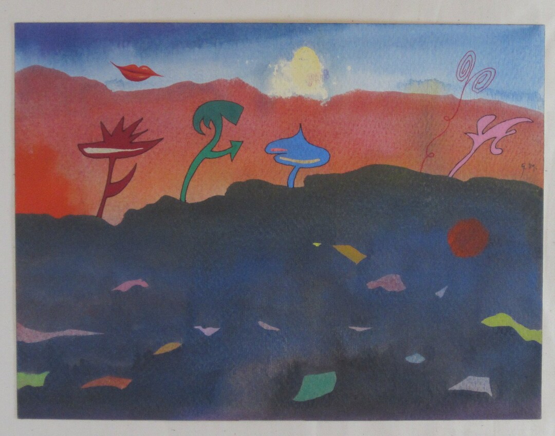 Roy Henry Alexander Gover Original Painting "fragments of Memory ...