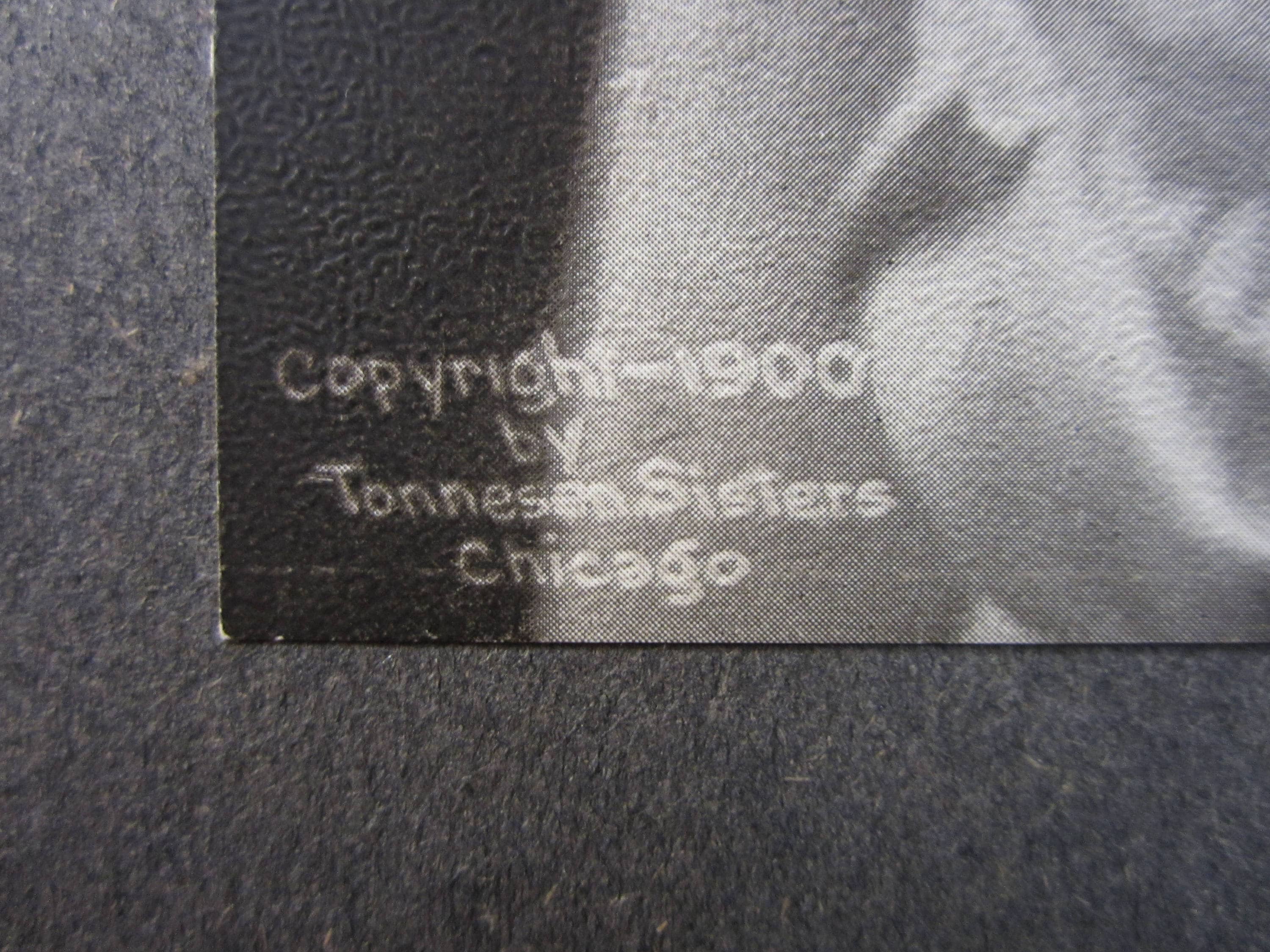 1900 Copyright Photography Print by Tonnesen Sister From - Etsy UK