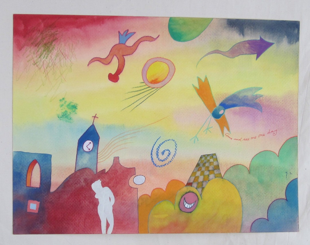 Roy Henry Alexander Gover Original Painting "a Child's Afternoon ...