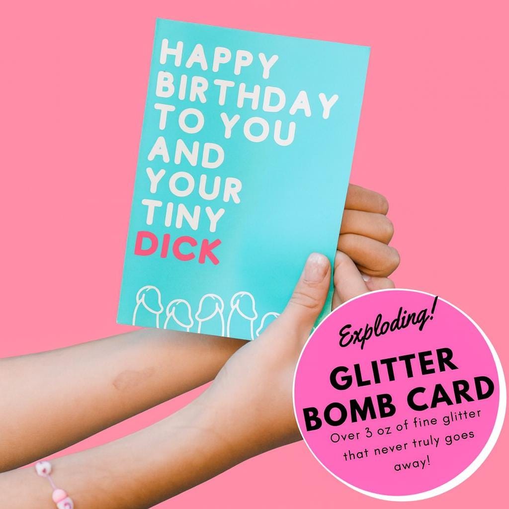 Anonymous Glitter Bomb Card: Funny Prank Gag Gift - Etsy