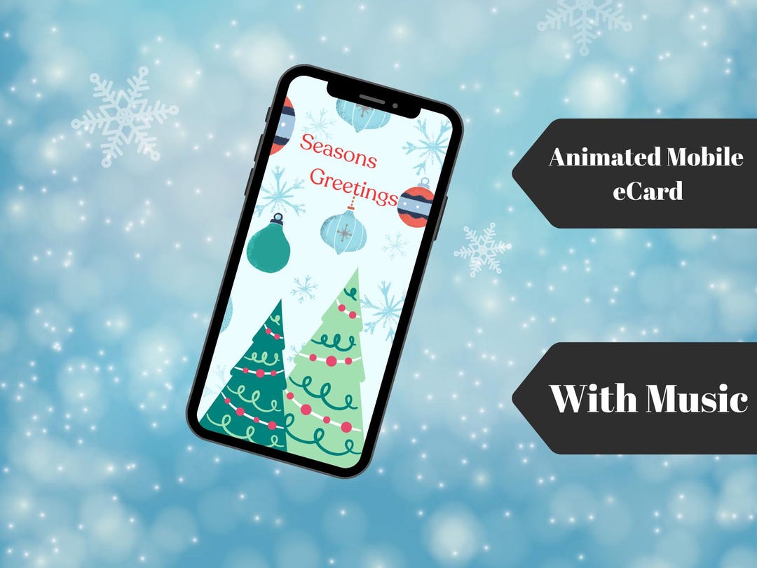 Animated Musical Christmas E-card | Festive Video Greeting (digital ...
