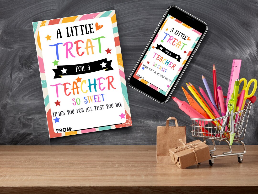 Appreciation Educator Printable Card and Tag (digital Download) - Etsy
