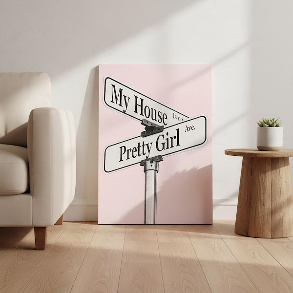 Pretty Girl Ave Sign - Etsy