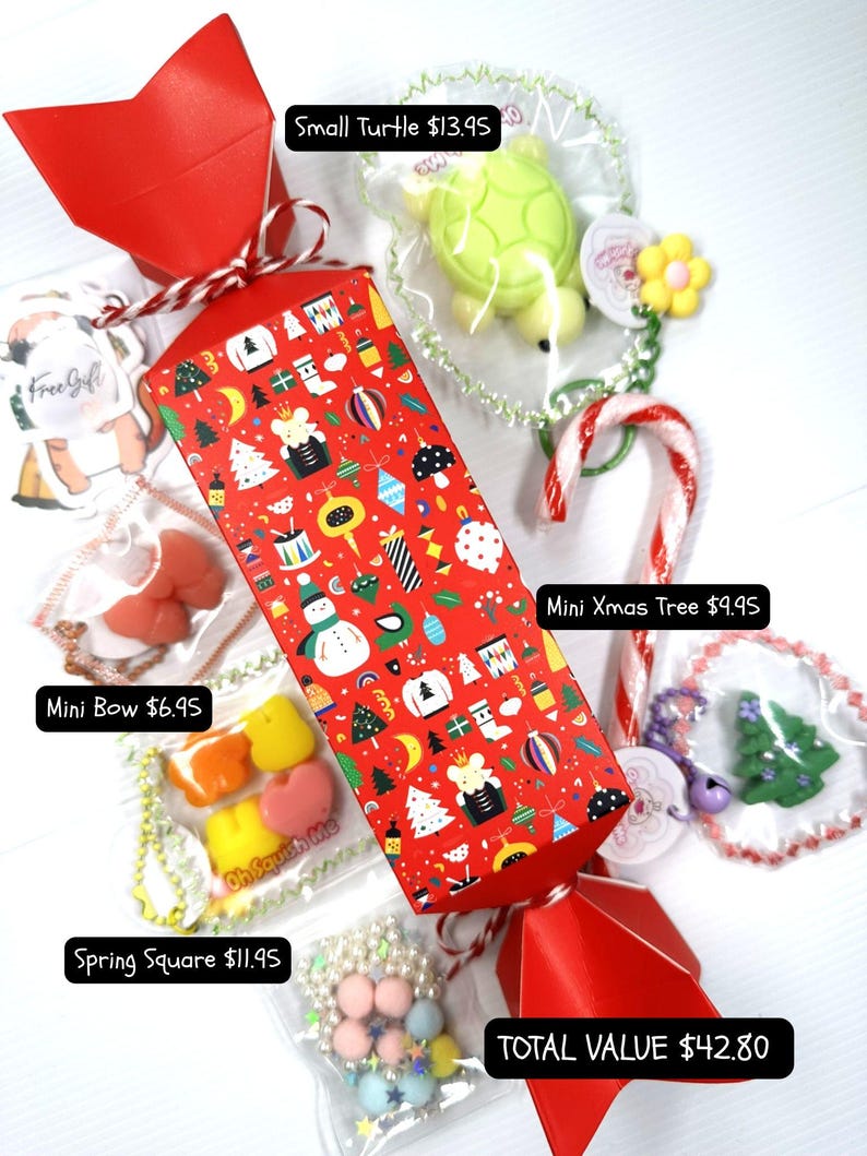 Christmas Crackers Squishies - Etsy