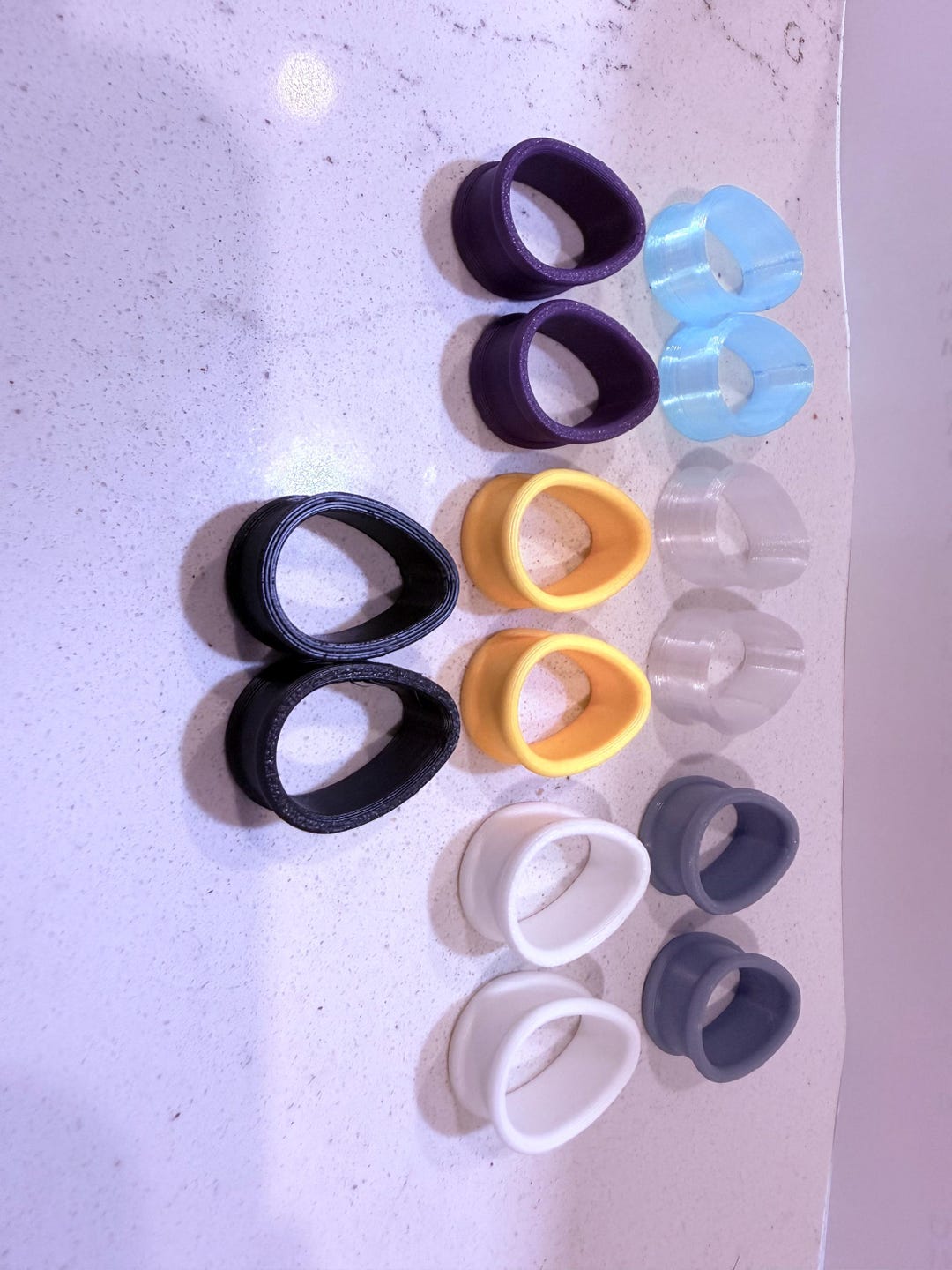3D Printed Tear Drop Ear Plugs – Lightweight PLA Gauges - Etsy