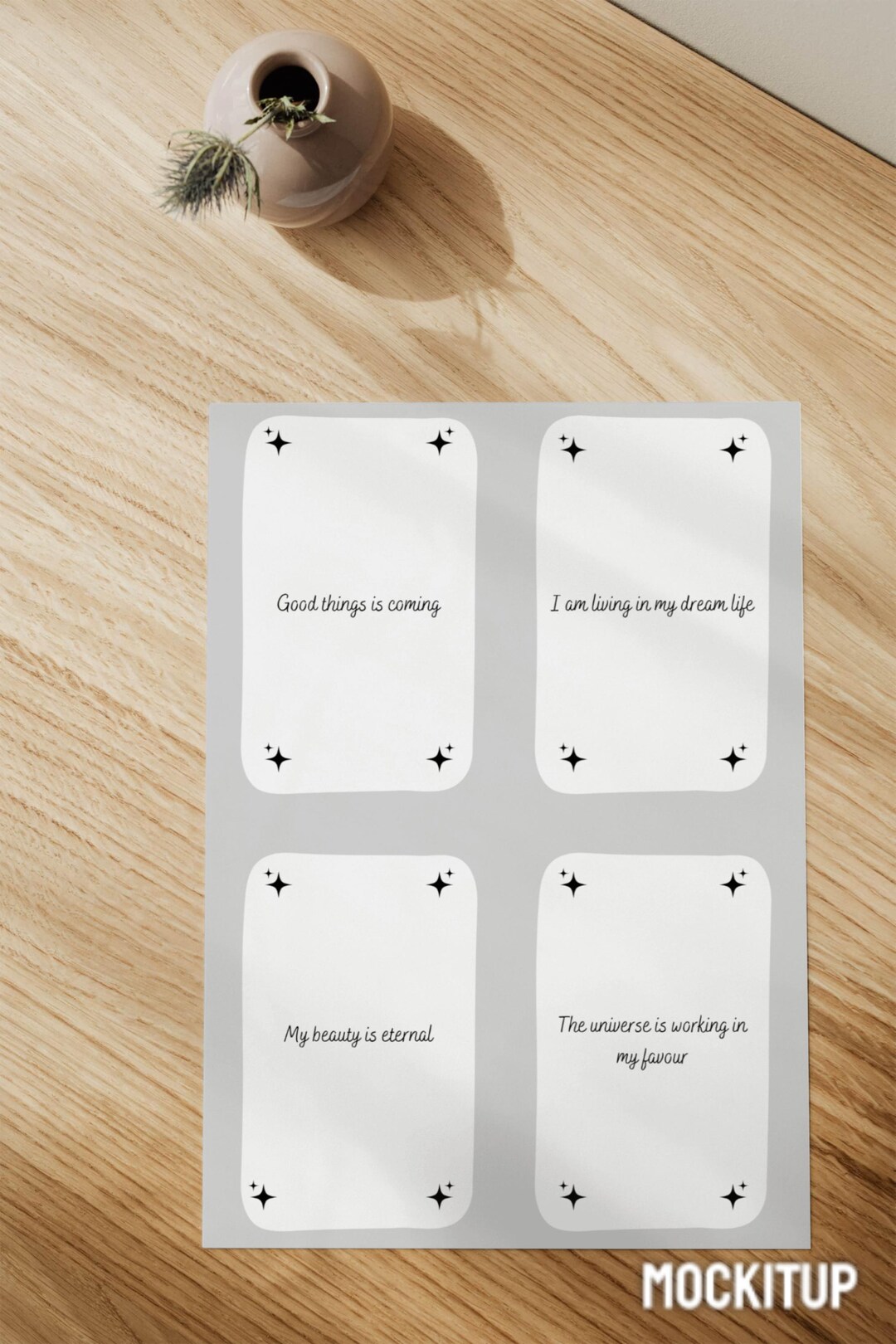 100 Black and White Affirmation Cards: Self-love and Mindfulness ...