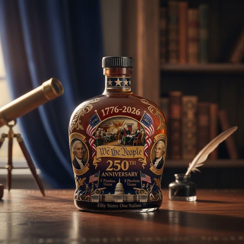 Usa 250th Anniversary Whiskey Decanter - Etsy