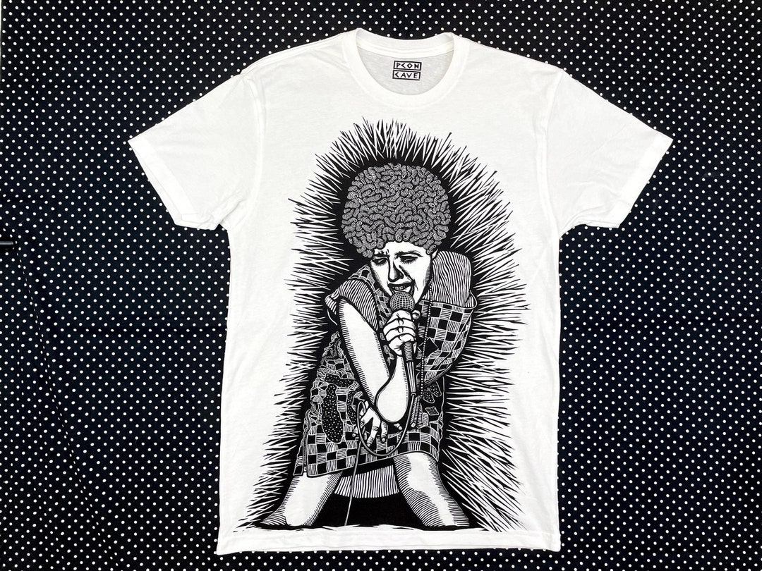 Poly Styrene - X Ray Spex - Punk Rock - Linocut Printed T Shirt - Etsy
