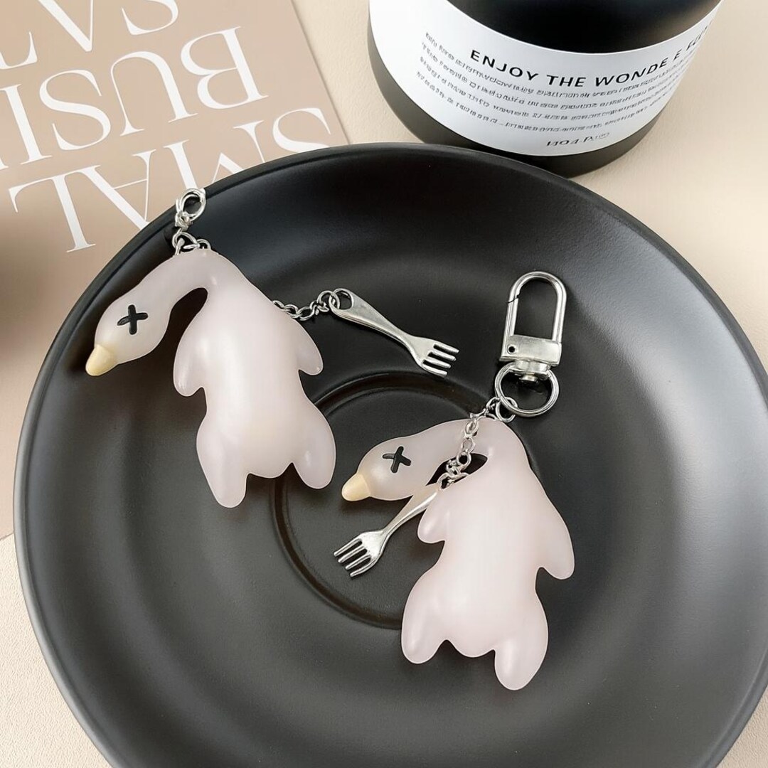Creative Color-changing Roast Duck Phone Keychain – Cute Funny Bag ...