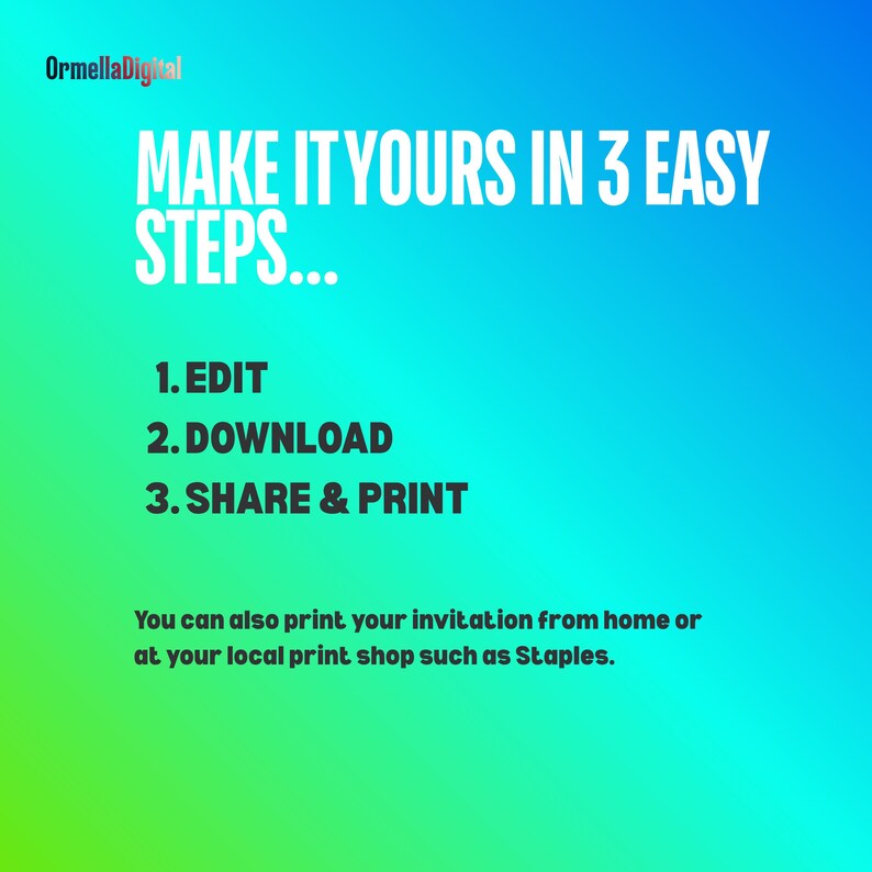 Six Seven Meme Birthday Invitation, Neon Graffiti Art (editable Canva ...