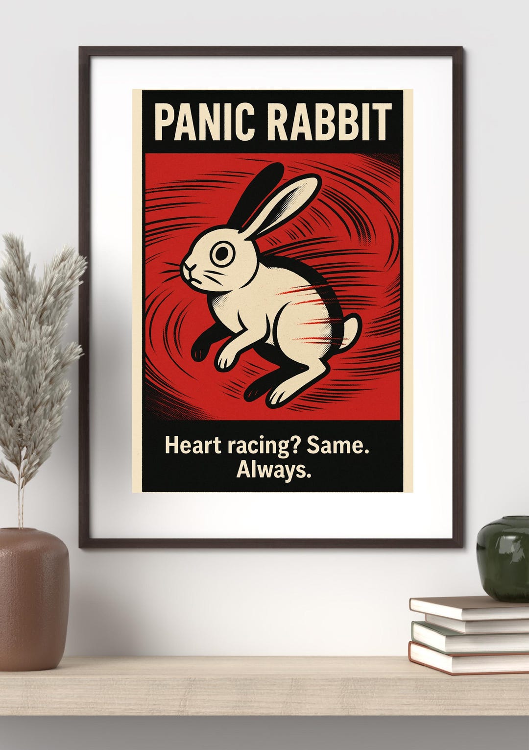 Panic Rabbit – DSM-5 Zoo Printable Poster (8.5×11) | Digital Download ...