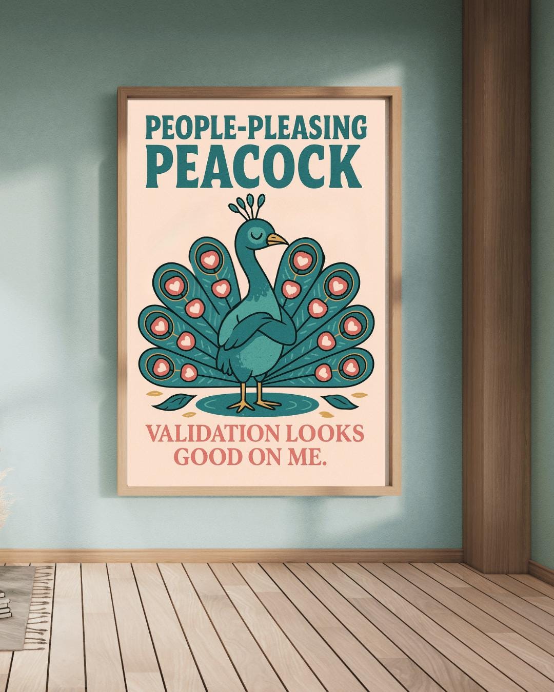 People-pleasing Peacock – DSM-5 Zoo Printable Poster (8.5×11) | Digital ...