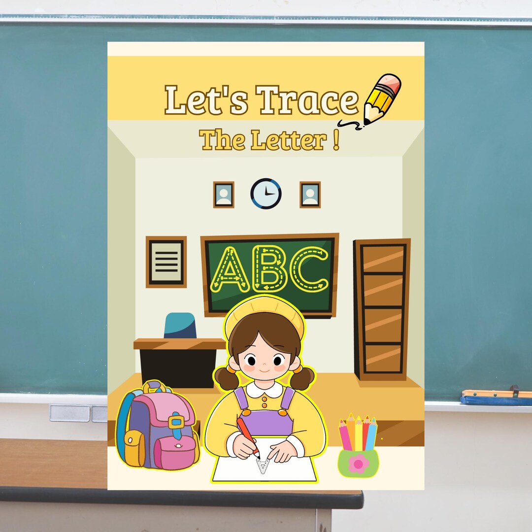 Let's Trace the Letter Digital Download PDF File - Etsy