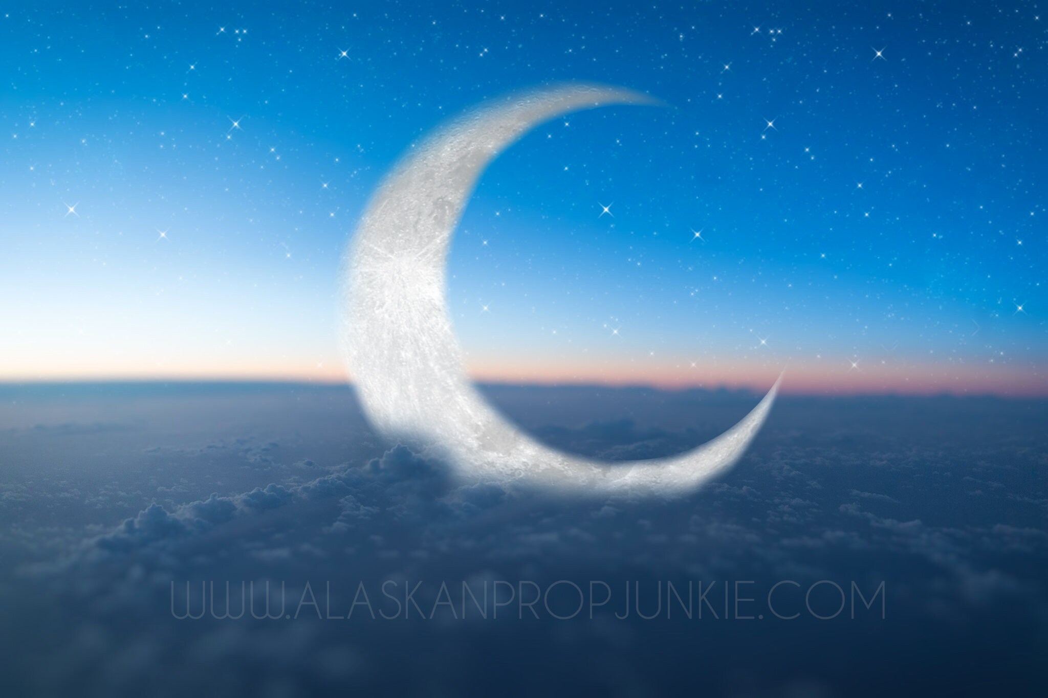 Goodnight Moon Digital Backdrop - Etsy