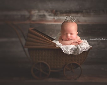 Newborn Digital Backdrop Vintage Stroller Pram Carriage Princess Dainty ...