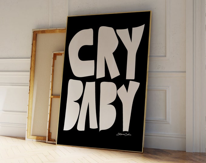Cry Baby Poster - Etsy