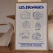 Les Fromages Poster - French Cheeses Sketch - Types of Cheese ...