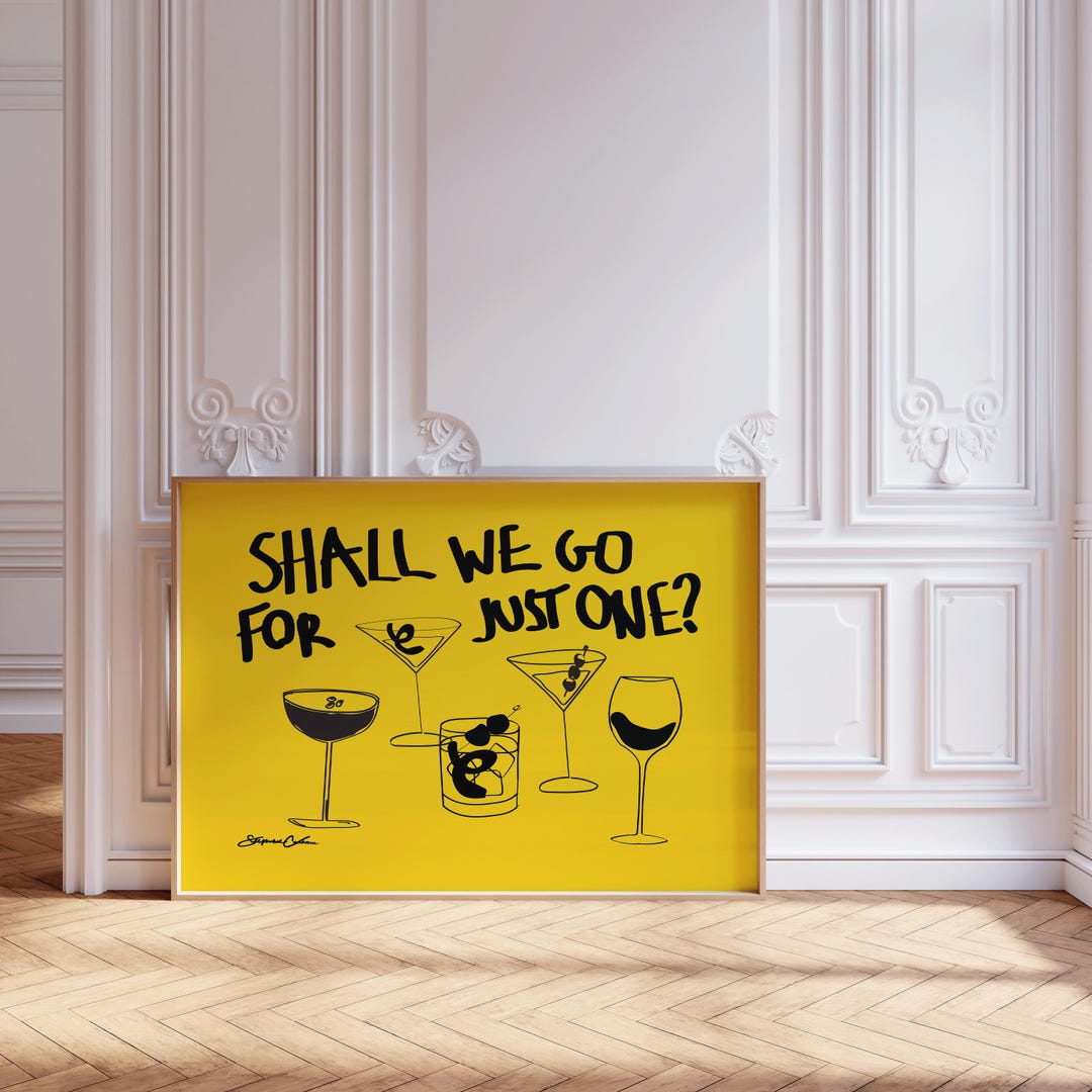 Horizontal Last Words Poster - Vintage Drinks Poster - Wine Print ...