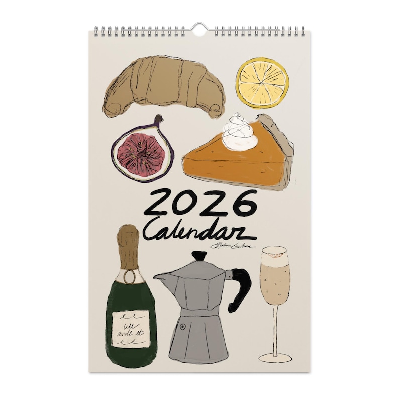 2026 Wall Calendar: Vintage Kitchen Food Art 11x17 Inches (A3) - Etsy