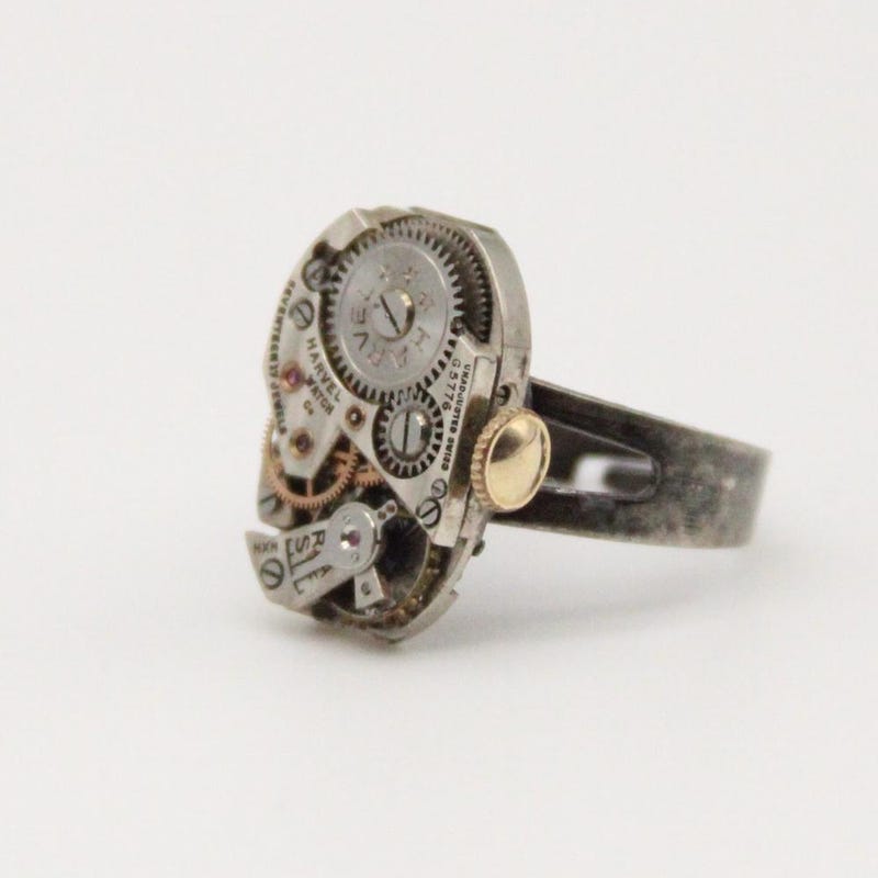 Watch Movement Ring - Etsy
