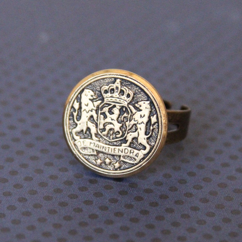 Dutch Button Rings - Etsy