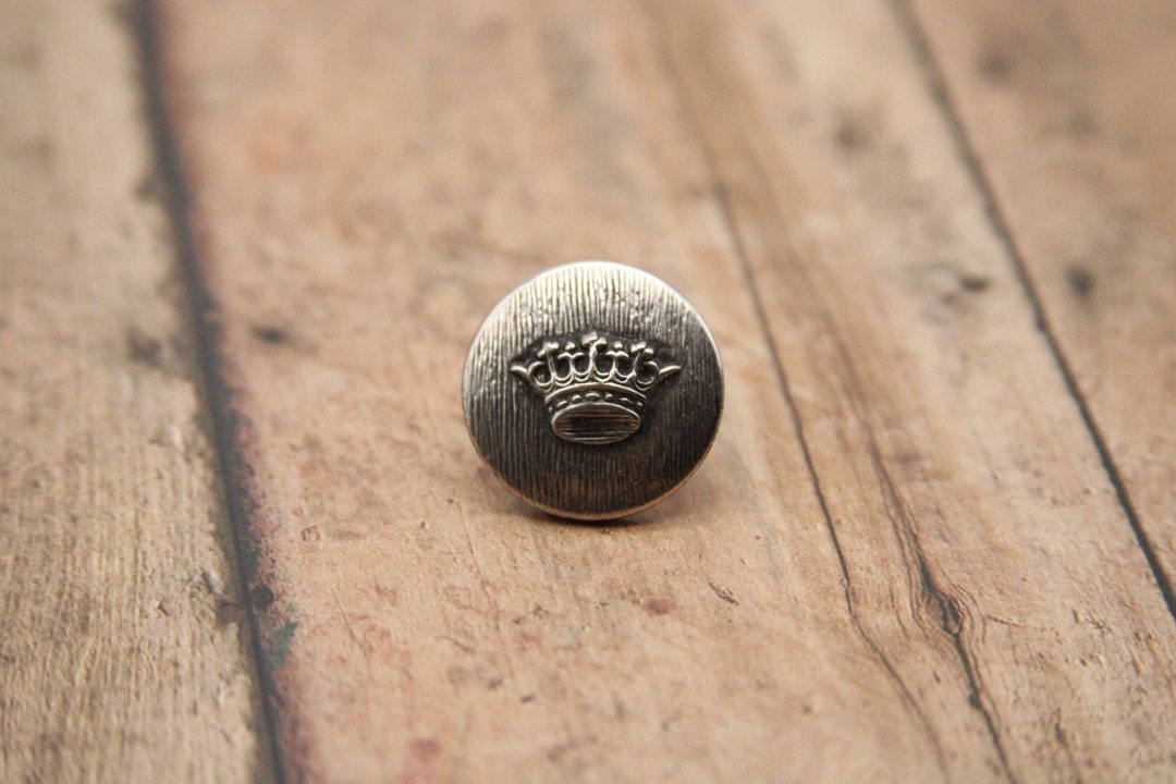 Crown Tie Tack Royalty Regal Lapel Pin Necktie Accessory Men's Business ...