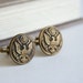US Army Cuff Links Military Cufflinks Eagle America Made With Vintage ...