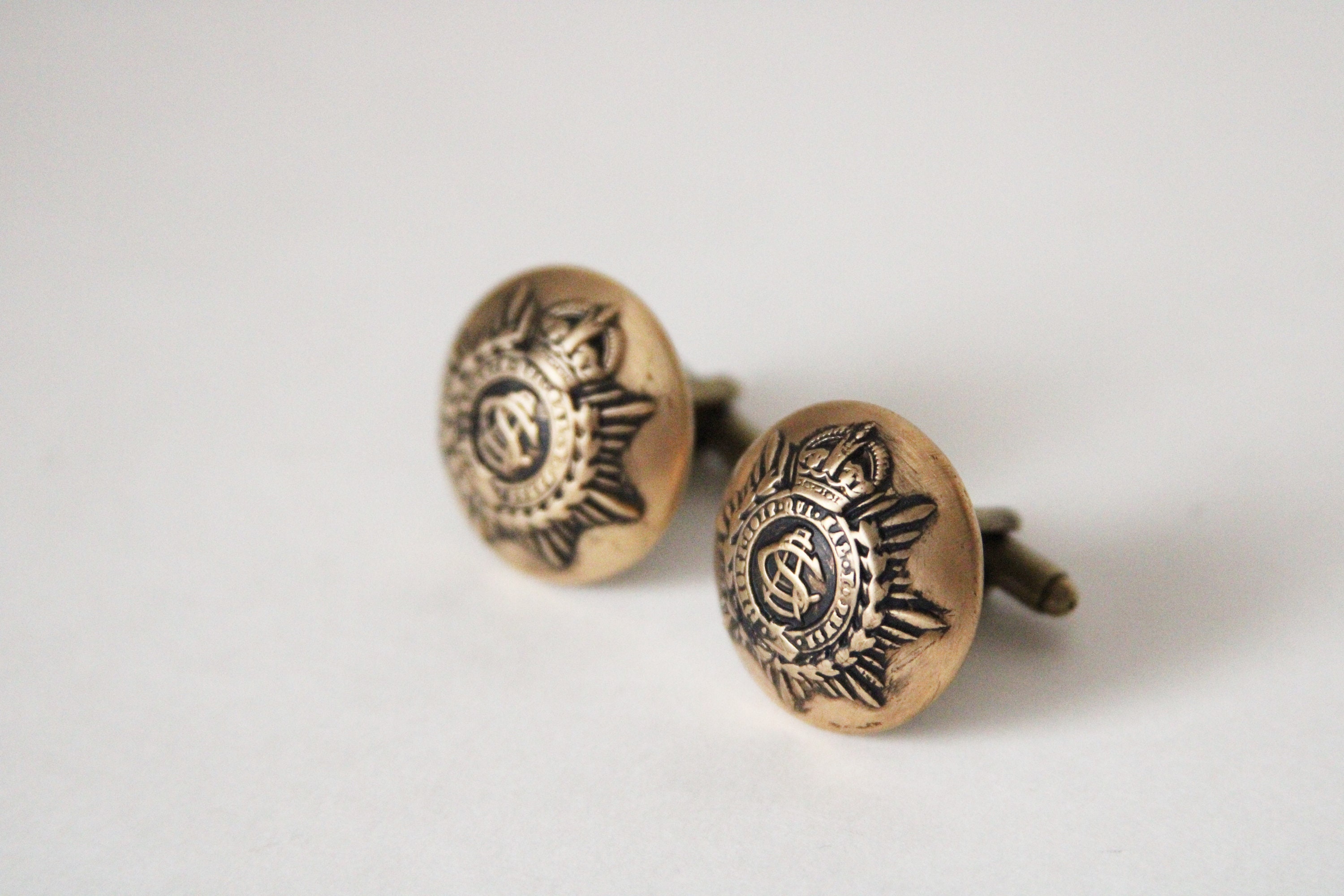 WW1 British Army Cuff Links Military Tunic Buttons Mens | Etsy