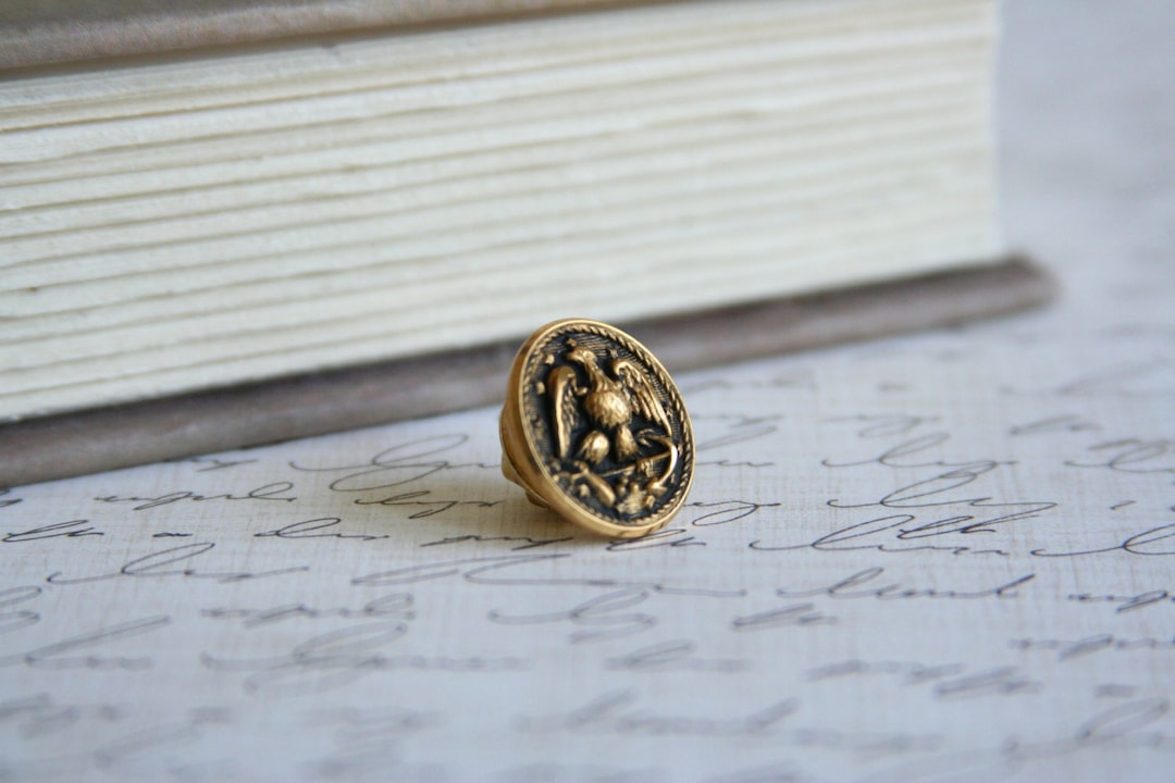 US Navy Eagle Tie Tack Nautical Lapel Pin - Made With a Vintage Uniform ...