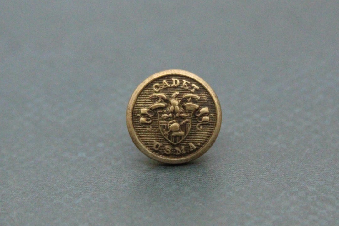 USMA Cadet Tie Tack: Brass Eagle Crest Military Lapel Pin - Etsy