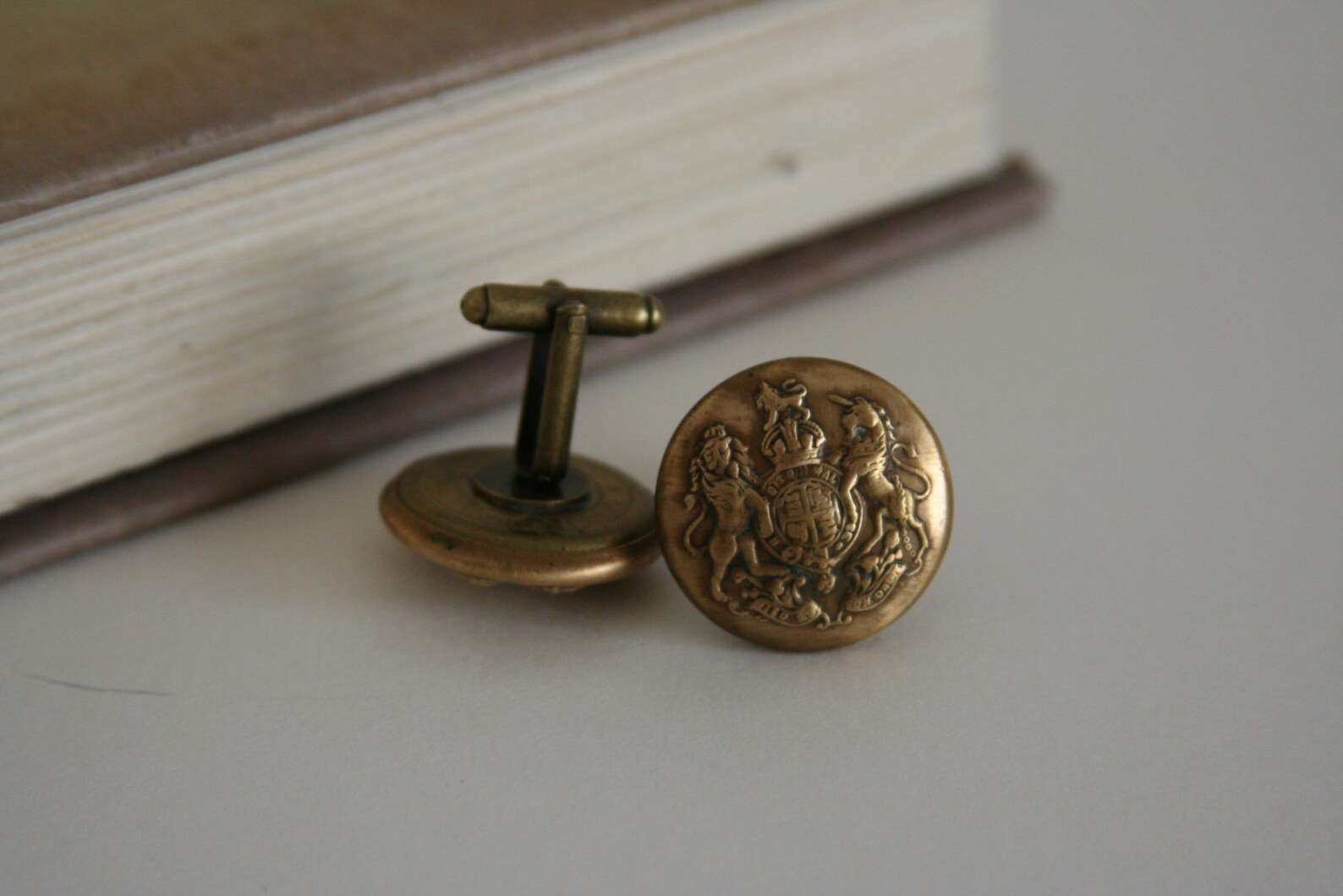 British Military Cufflinks Royal Family Crest Cuff Links UK Britain ...