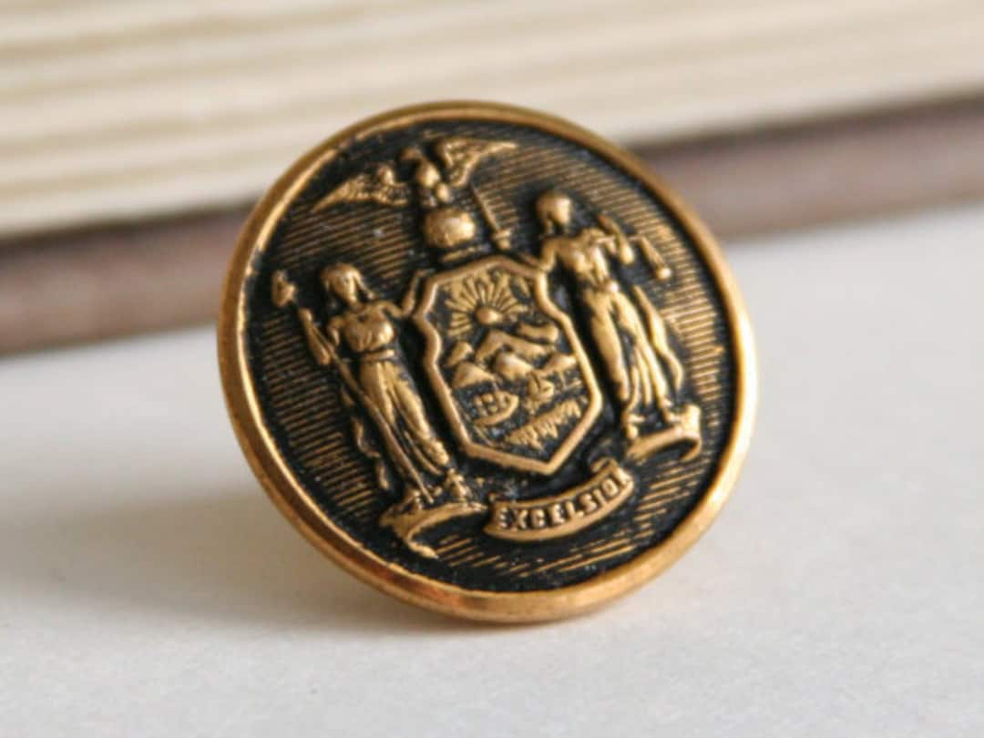 NYPD Lapel Pin New York PD Clutch Back Pin - Made With a Vintage ...