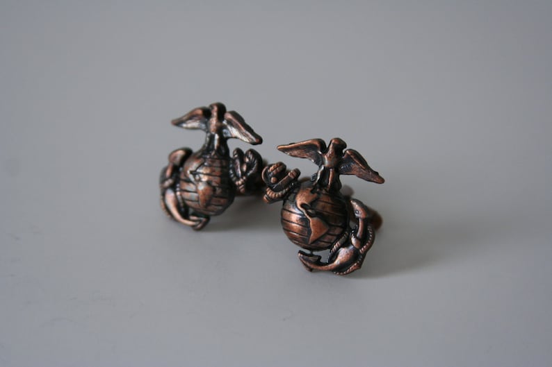 USMC Cufflinks: Marine Corps EGA Lapel Pin Accessories - Etsy