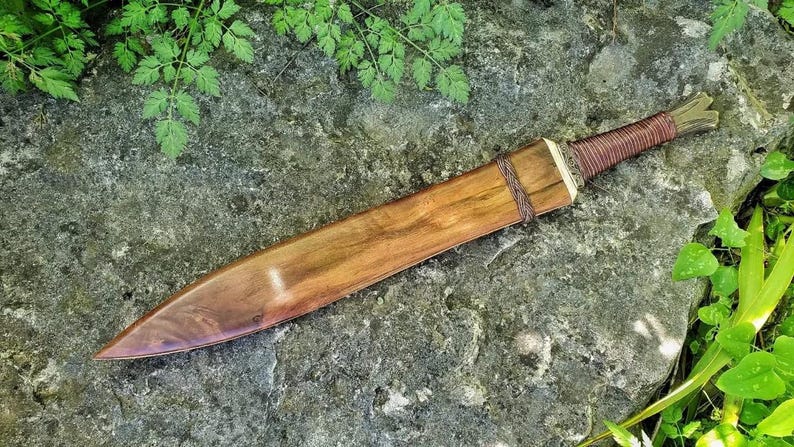 Hand Forged Glamdring the Legendry Sword of Gandalf From the Lord of ...
