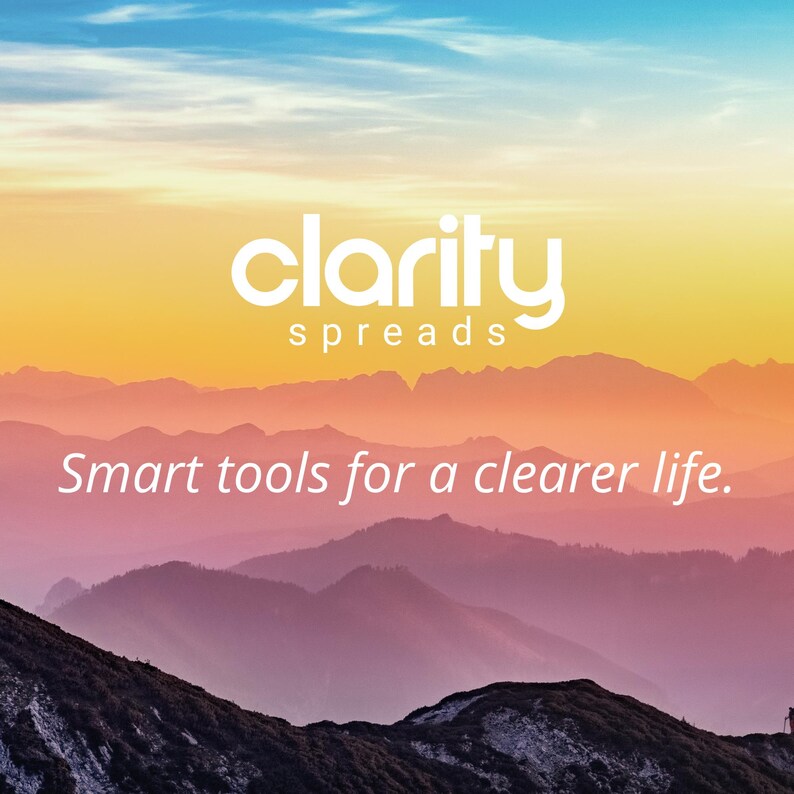 Clarity Second Brain | Excel & Google Sheets Template | Notes Organizer ...