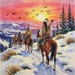 Native American Portraits in Watercolor Style: on the Road Fantasy ...