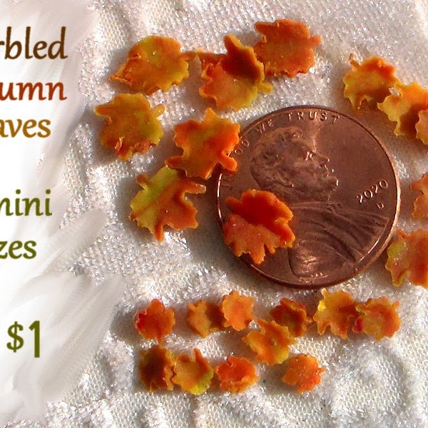 Miniature Leaves - Etsy