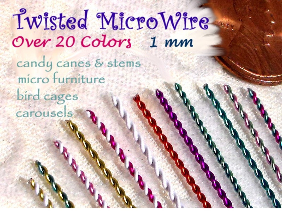 Twisted Wire Micro Gauge Dollhose Miniature - Etsy