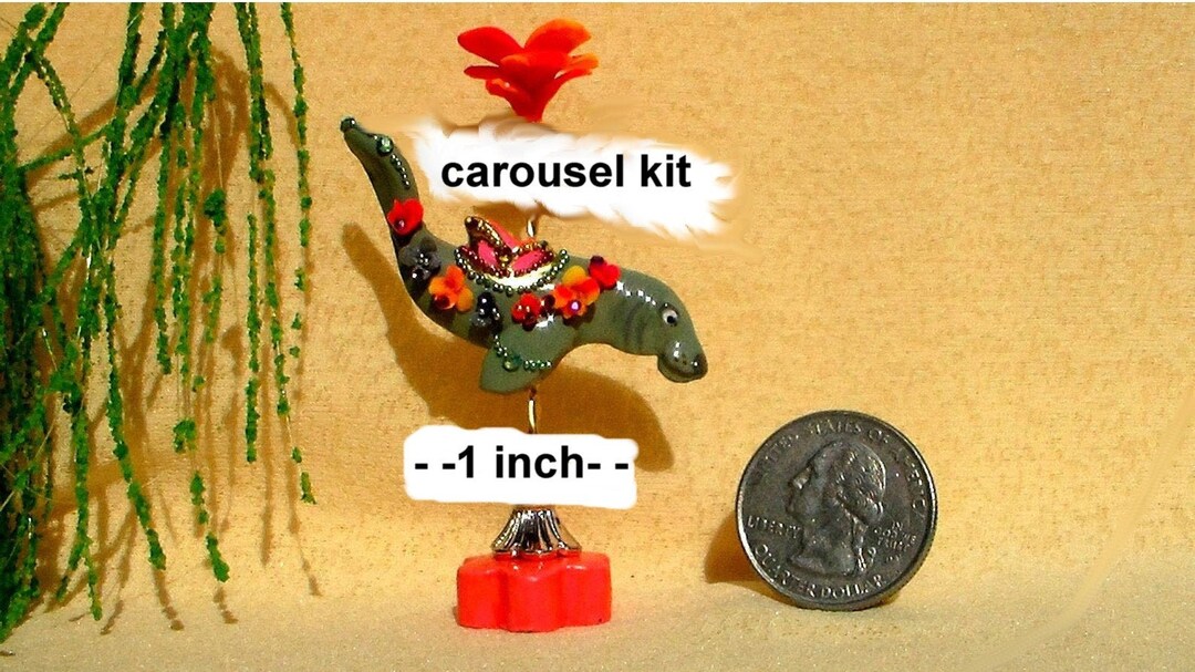 Carousel Manatee Miniature Kit - Etsy